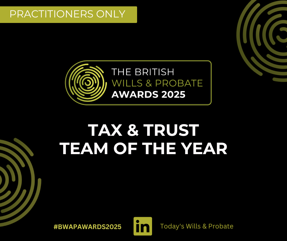 Winners 2025 - The British Wills and Probate Awards